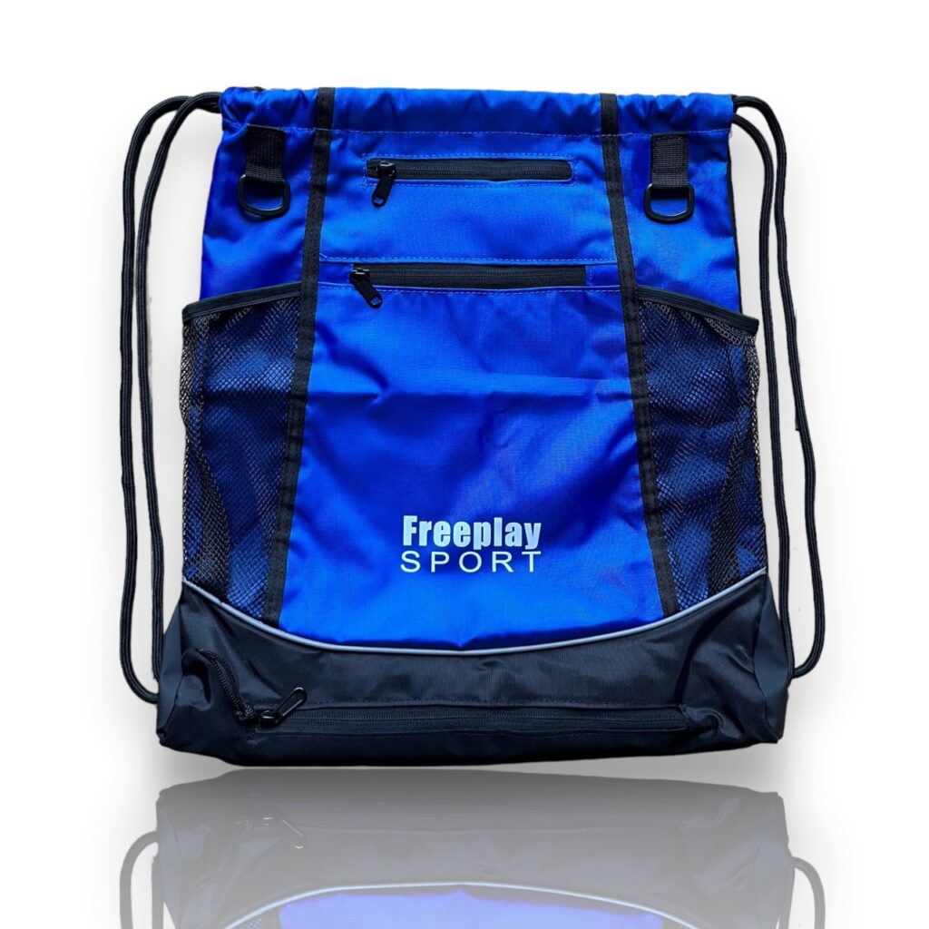 Freeplay Fodbold Baller Bag med Boldnet - Blå Kun 139.-