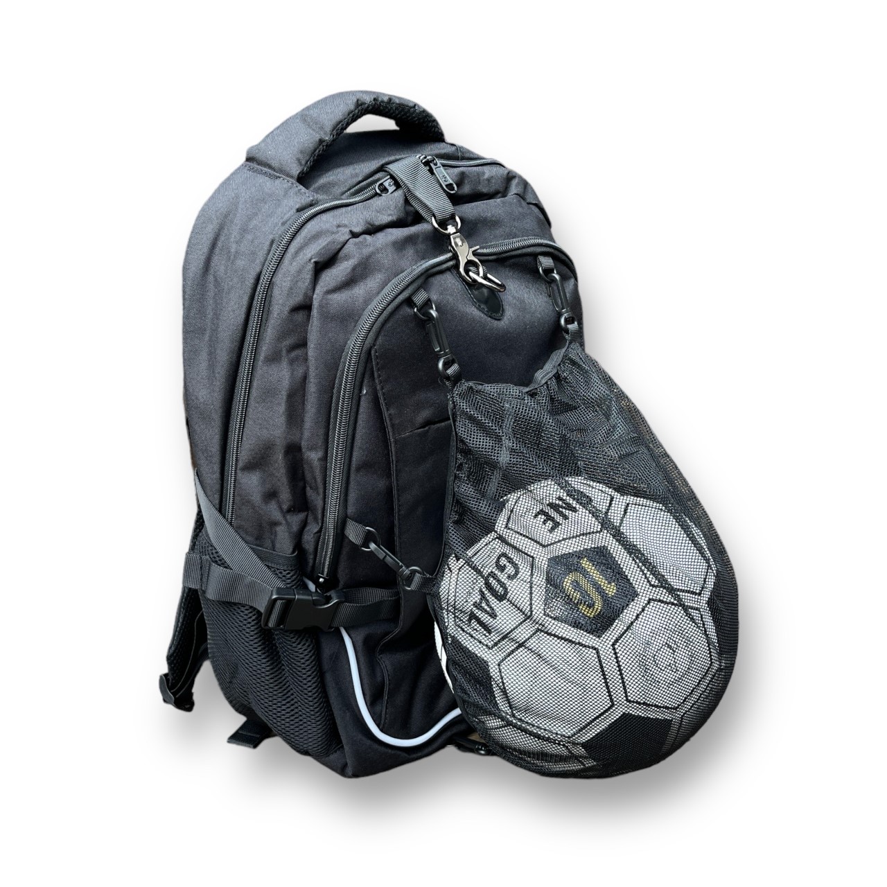 Freeplay Fodbold Rygsæk med Boldnet – Blå - Køb den til 325.-