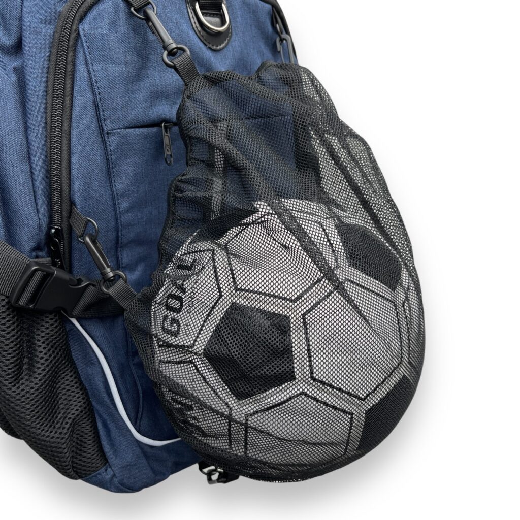 Freeplay Fodbold Rygsæk med Boldnet – Blå - Køb den til 325.-